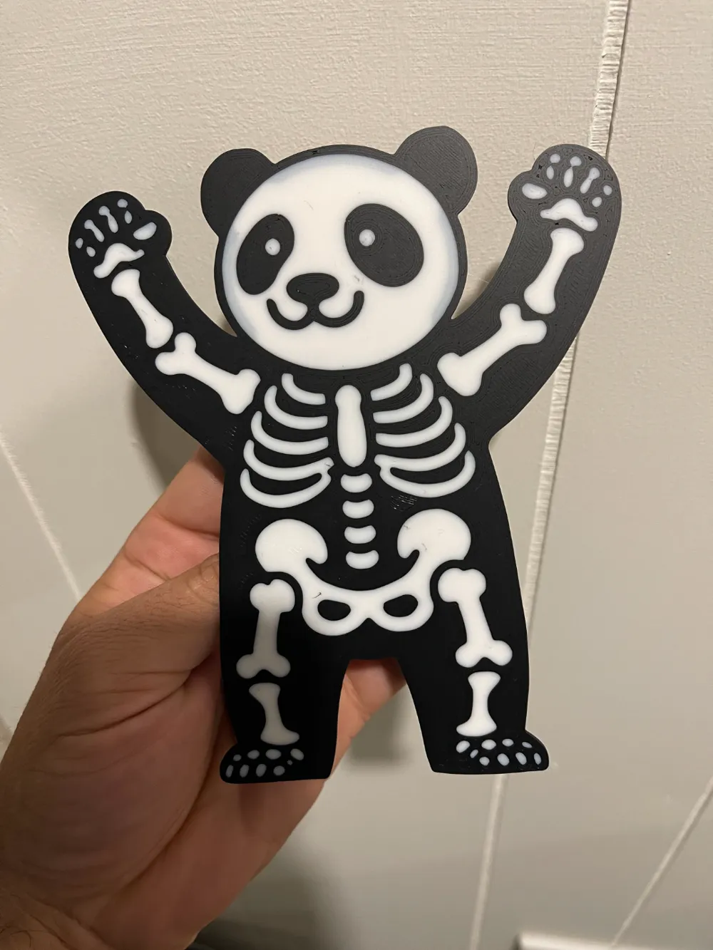 Skeleton Panda Halloween decor by mOliveira - MakerWorld