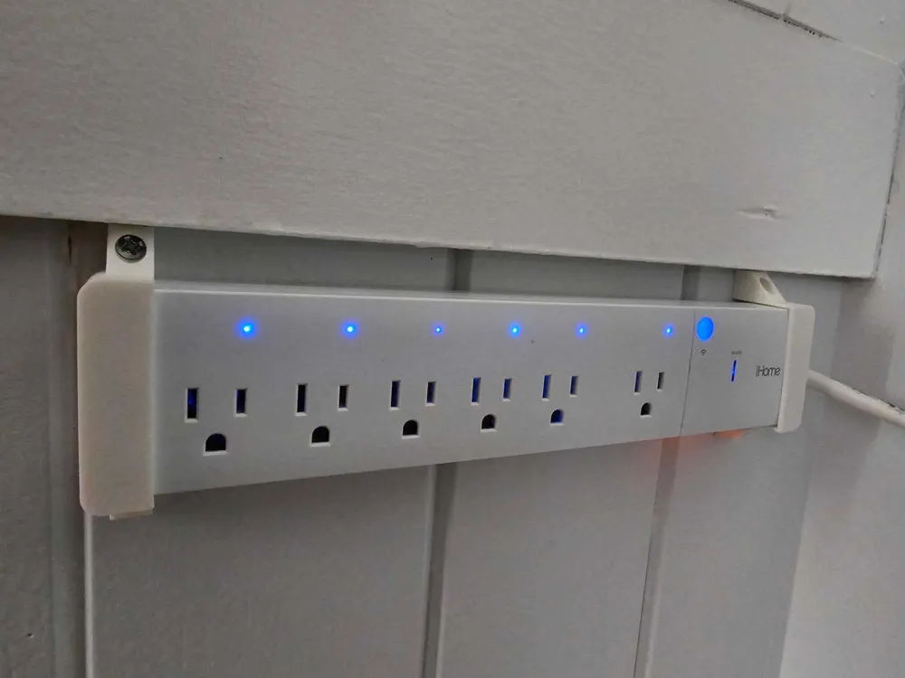 iHome 6 Outlet Smart Power Strip Mount by MisterTags MakerWorld ...