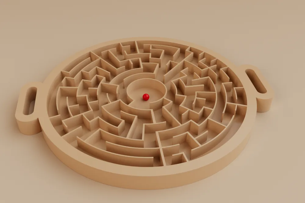 Maze game - Free 3D Print Model - MakerWorld