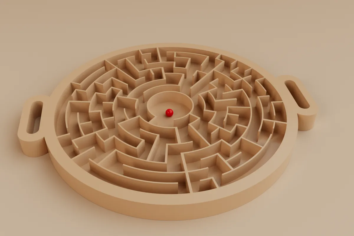 Maze game - Free 3D Print Model - MakerWorld