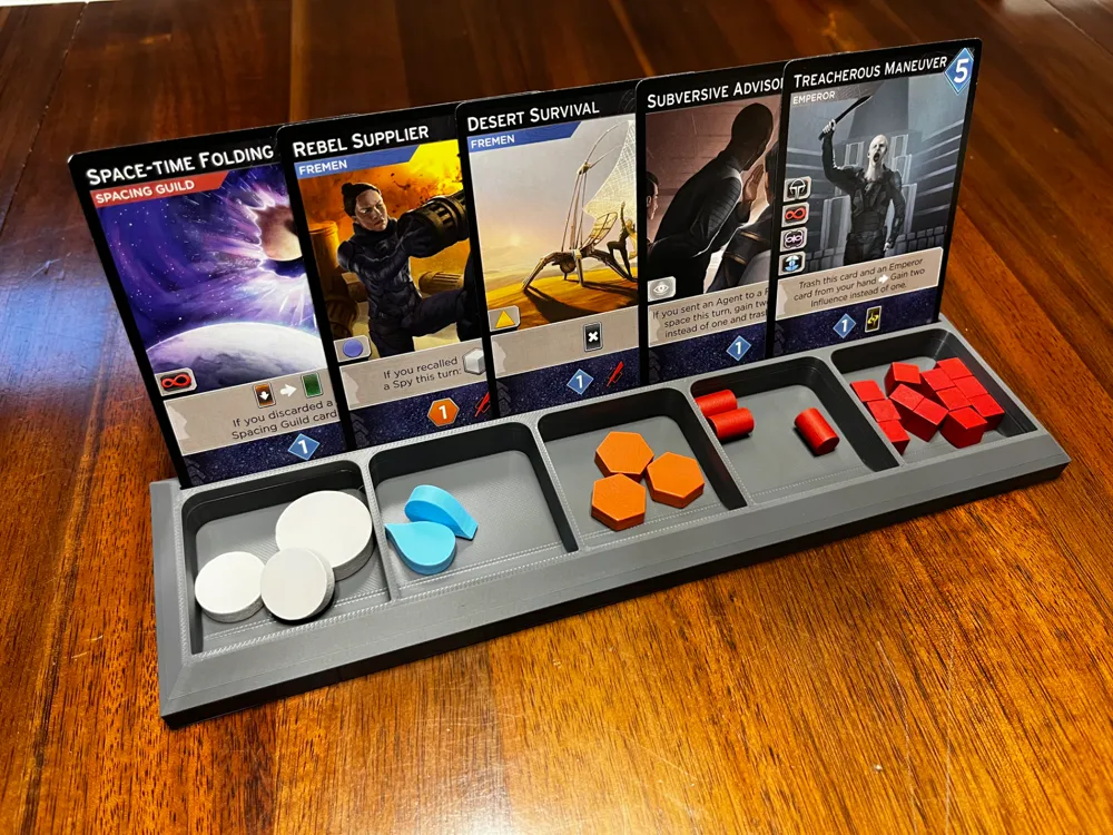 Board Game Player Tray for Tokens & Coins by Jerald MakerWorld ...