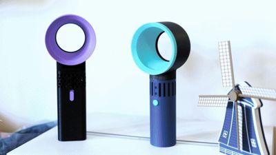 Handheld Bladeless Fan by 喵武士 MakerWorld: Download Free 3D Models