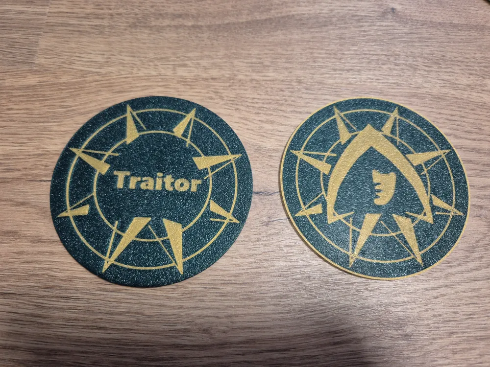Traitor Coasters by zoulluk1 MakerWorld: Download Free 3D Models