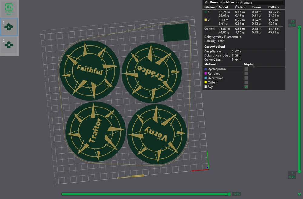 Traitor Coasters by zoulluk1 MakerWorld: Download Free 3D Models