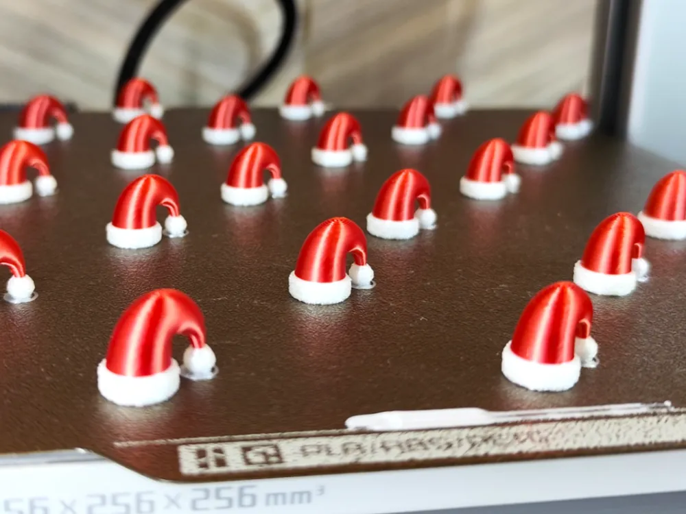 Christmas Santa hat magnet by 3Dudek - MakerWorld