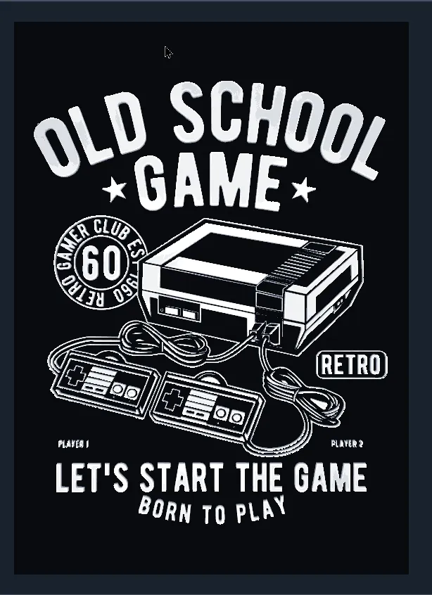 Hueforge Old School Game 2 colors by StefBull85 - MakerWorld