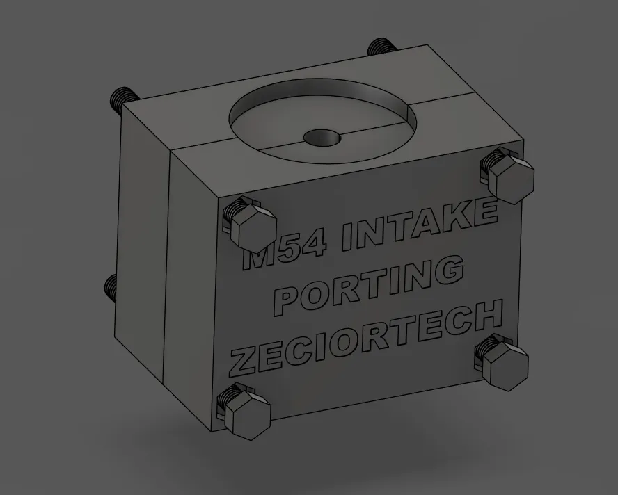 M54 Porting intake silicon form by ZECIORTECH - MakerWorld