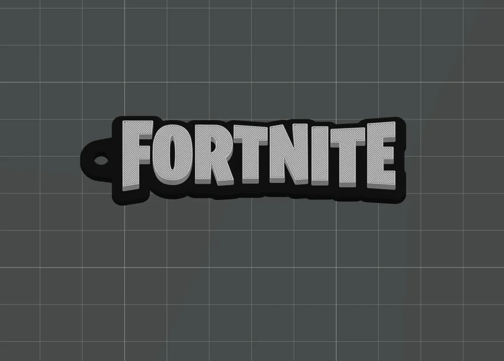 Fortnite Logo Keychain by Lilac Rage - MakerWorld