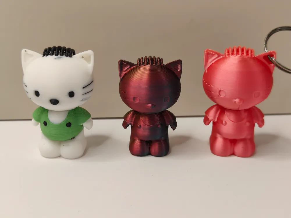 Hello Kitty Keychains by woohng - MakerWorld