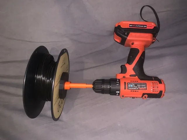Filament winder for battery drill by Cpt_Stonker - MakerWorld
