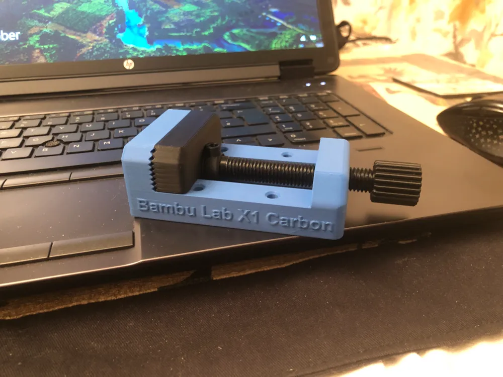 Small Hobby Vice Designed with Fusion 360 and Printed with the Bambu ...