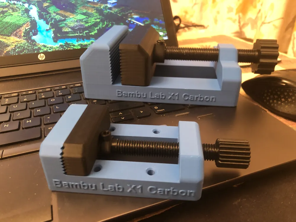 Small Hobby Vice Designed with Fusion 360 and Printed with the Bambu ...