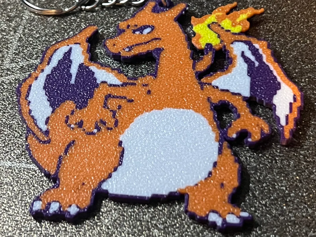 Charizard Keychain - Free 3D Print Model - MakerWorld