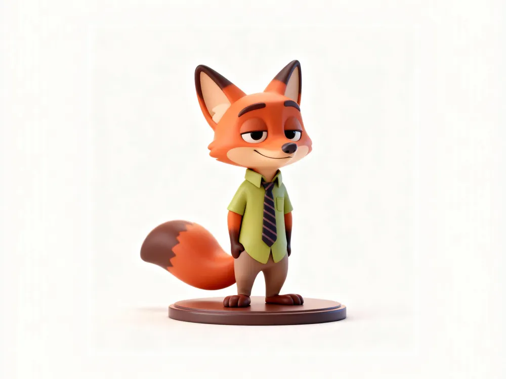 Nick - Zoomania 2 Fuchs - Disney Animationsfilm Merchandising Figur ...