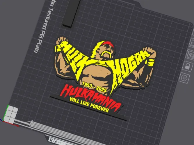 Hulk Hogan Tribute by 5kyrunn3r MakerWorld: Download Free 3D Models