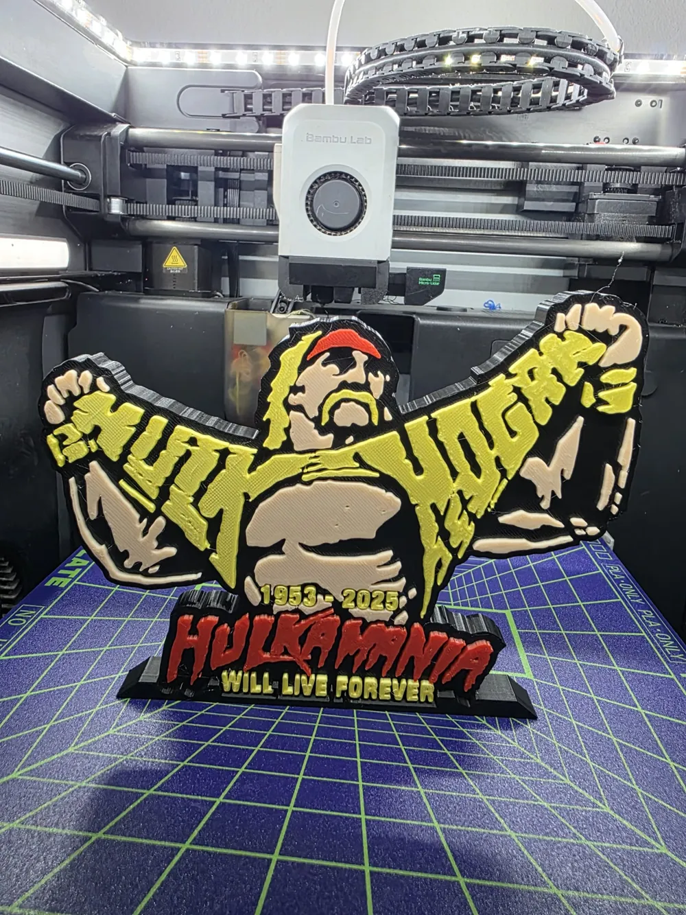 Hulk Hogan Tribute by 5kyrunn3r MakerWorld: Download Free 3D Models