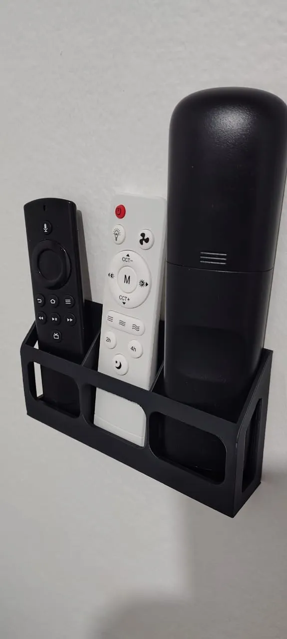 Wall Mount for Remote Controls - Free 3D Print Model - MakerWorld