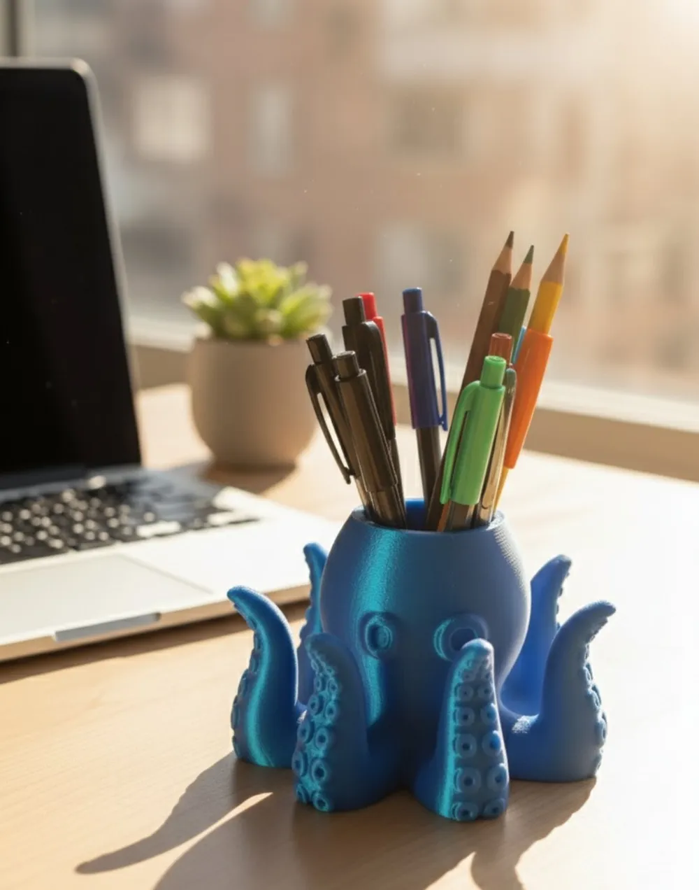 Cute Octopus Desk Buddy by FileForgeDesign MakerWorld: Download Free 3D ...