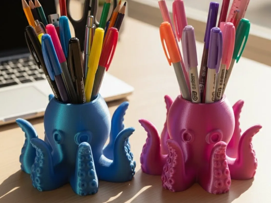 Cute Octopus Desk Buddy by FileForgeDesign MakerWorld: Download Free 3D ...