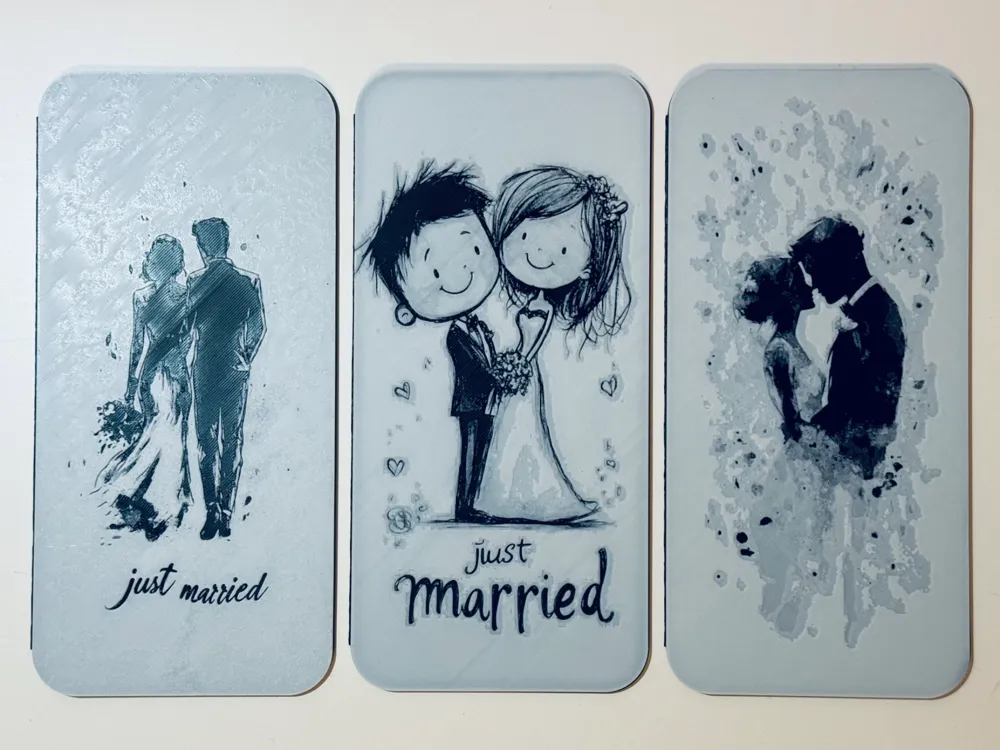 greetings card Wedding - Free 3D Print Model - MakerWorld