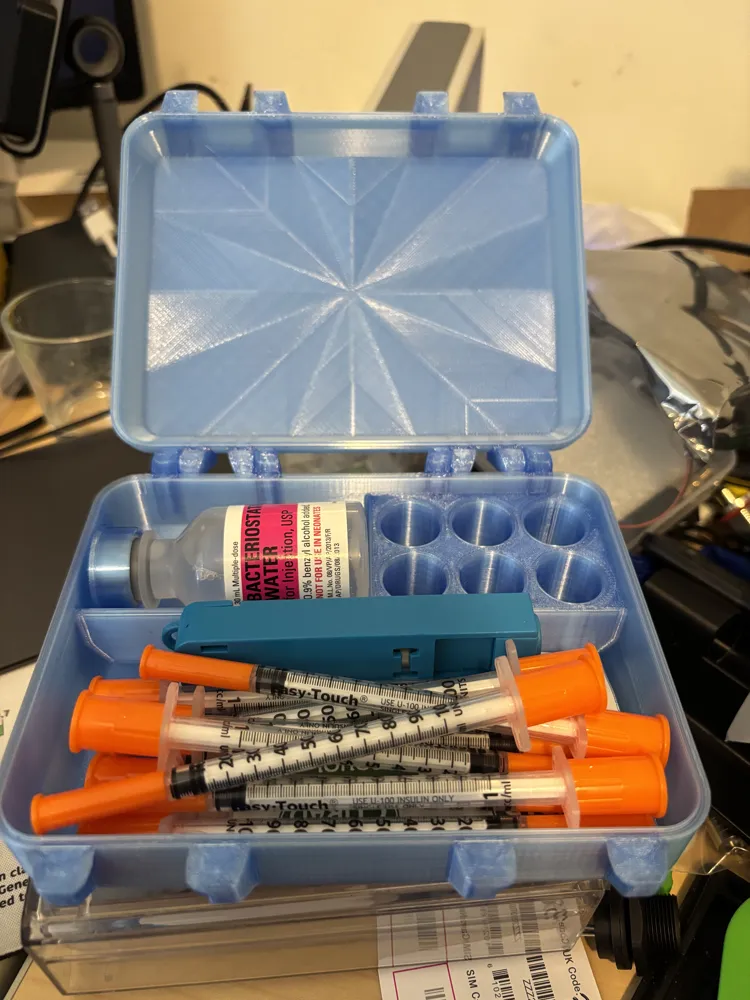 SnapLock Peptide Travel Case - Free 3D Print Model - MakerWorld