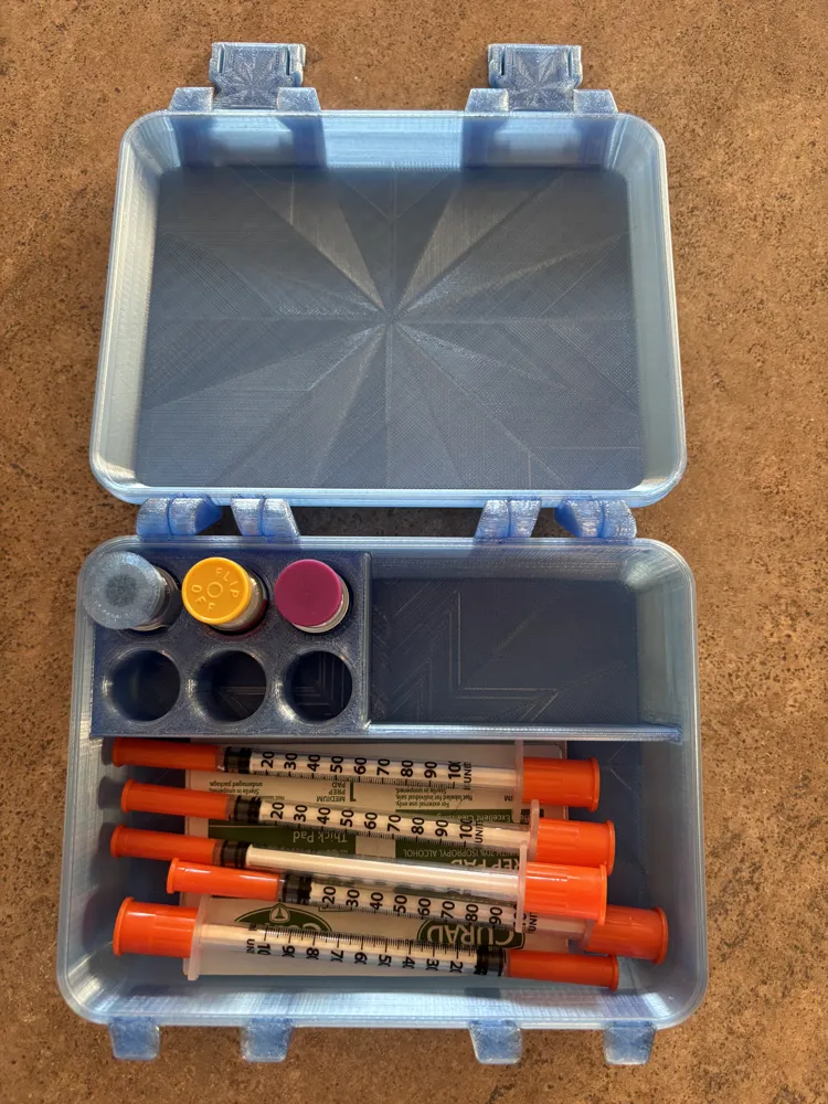 SnapLock Peptide Travel Case - Free 3D Print Model - MakerWorld