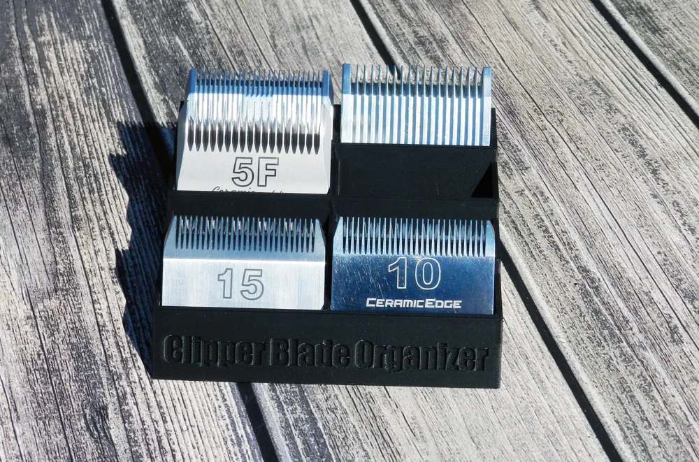 Grooming Clipper Blade Organizer by Rene CzernerMakerWorld: Download ...