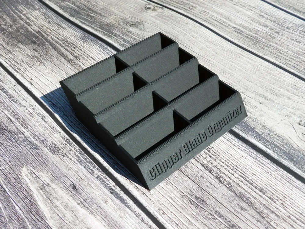 Grooming Clipper Blade Organizer by Rene CzernerMakerWorld: Download ...