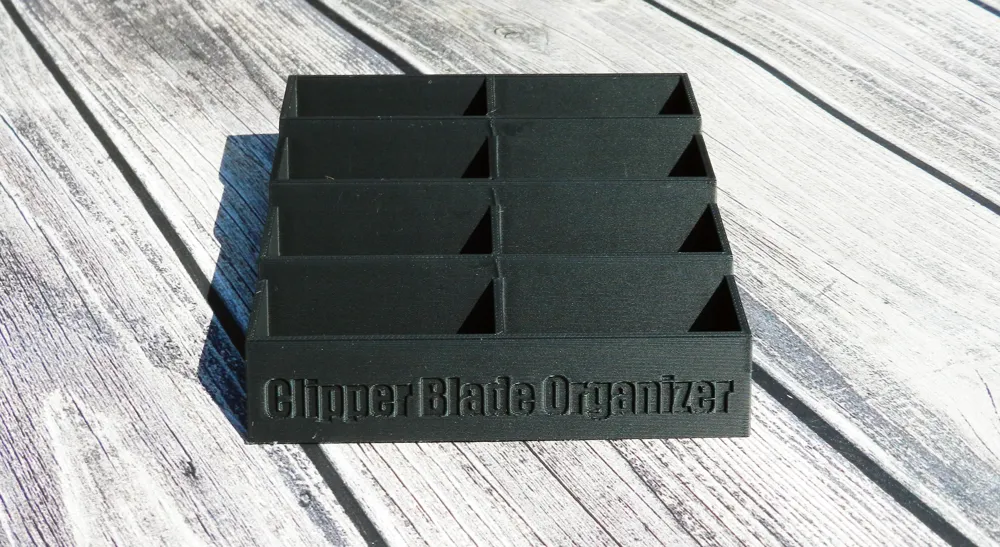 Grooming Clipper Blade Organizer by Rene CzernerMakerWorld: Download ...
