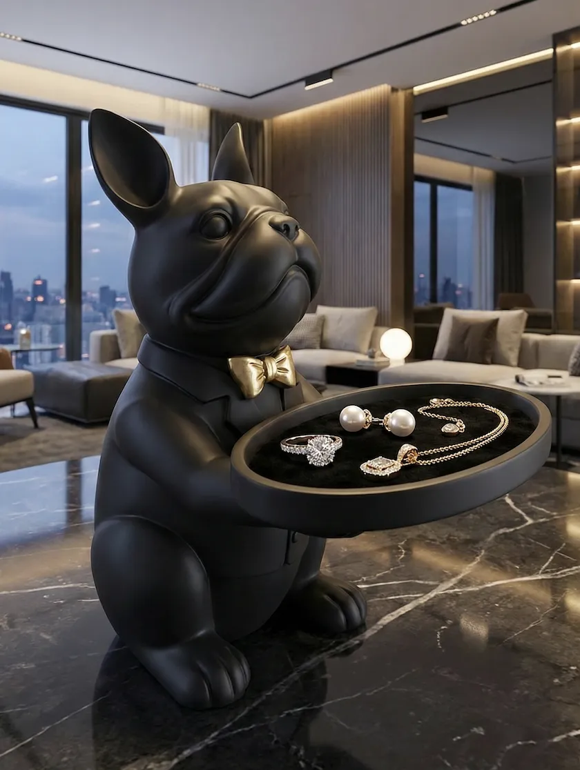 Gentleman Frenchie Butler: Luxury Tray & Organizer - Free 3D Print ...