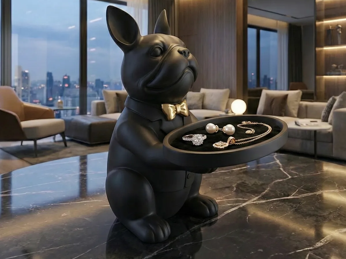 Gentleman Frenchie Butler: Luxury Tray & Organizer - Free 3D Print ...