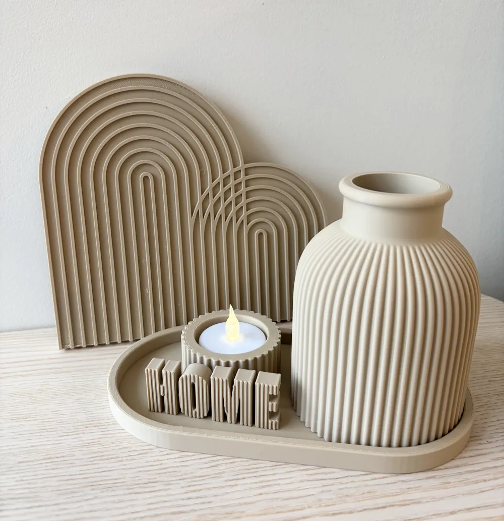 Decoration Set: Cozy Home (Q_Craft) - Free 3D Print Model - MakerWorld