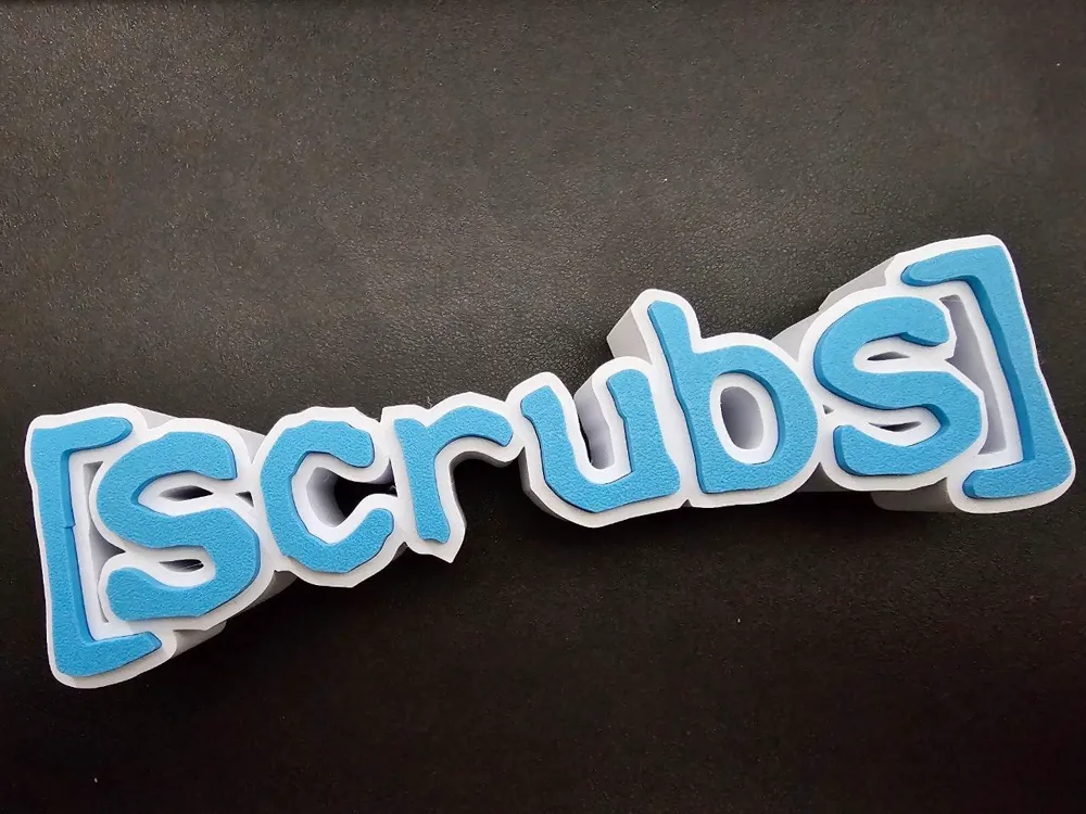 Scrubs 3d Logo by Mat_3d - MakerWorld