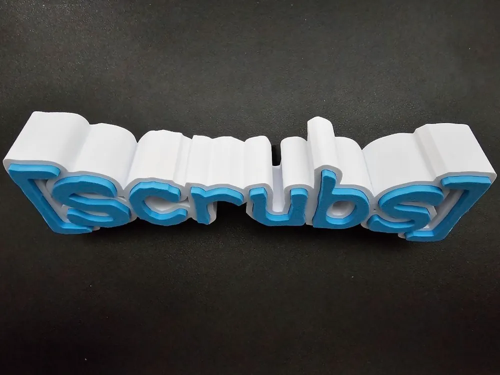Scrubs 3d Logo by Mat_3d - MakerWorld