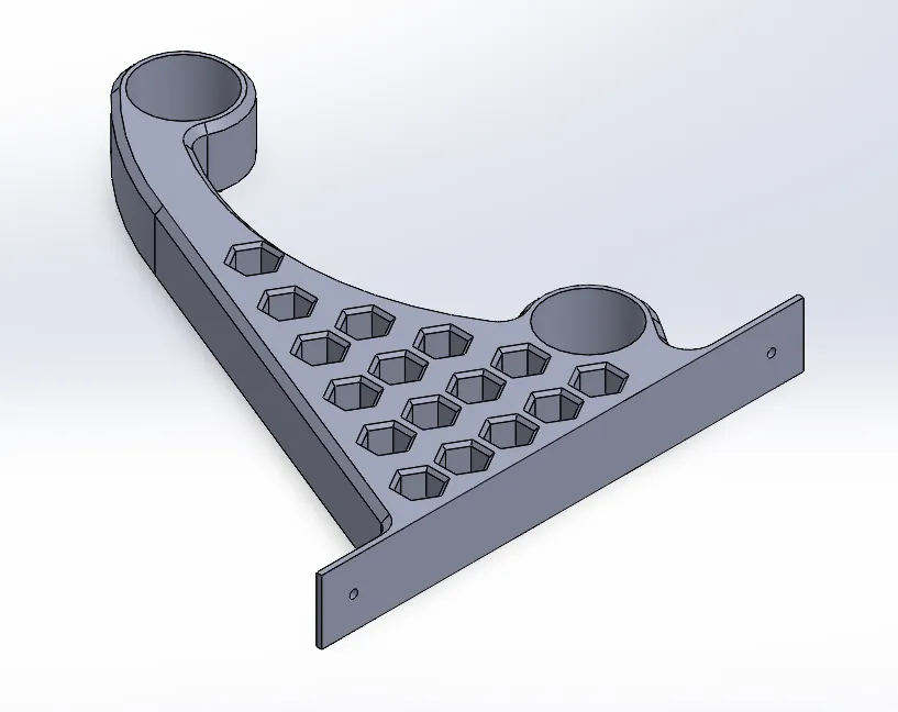 Filament Shelf Brackets for 1.25" Dowel Rods by FontzFabrication ...