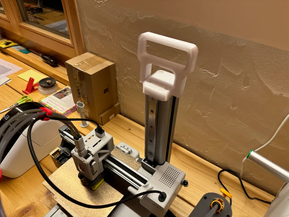 Bambu Lab A1 Mini foldable handle - print in place - Free 3D Print ...