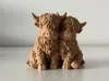 Highland Cow Duo - Free 3D Print Model - MakerWorld
