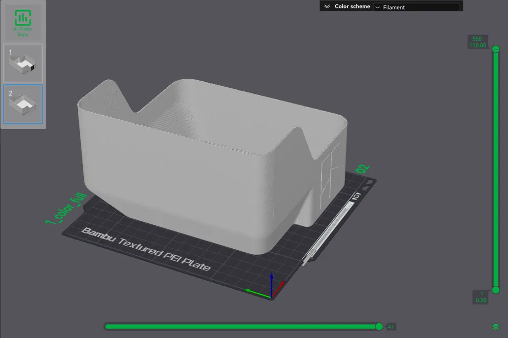 Bambu Lab A1 mini waste bin by manuelmvela0 - MakerWorld