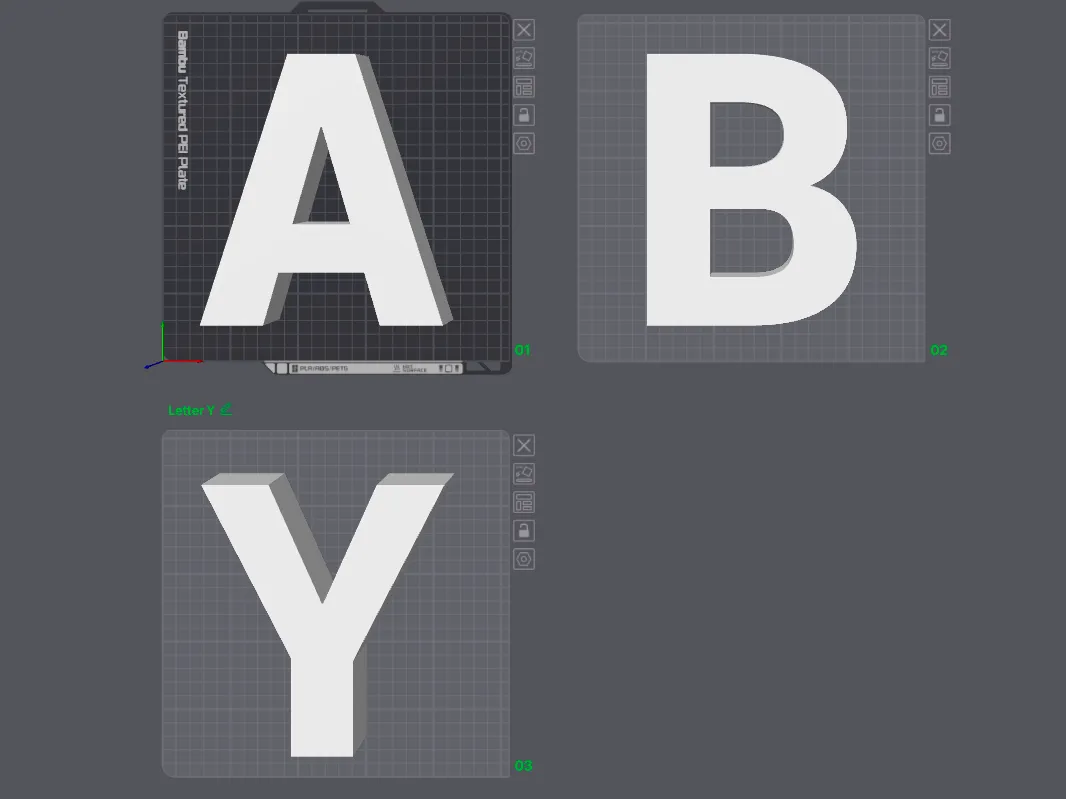 Baby Letters - Free 3D Print Model - MakerWorld
