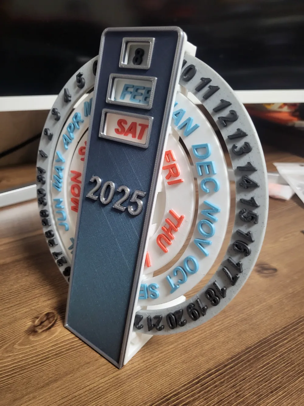 ROTARY CALENDAR 2025 by sting3d filament maker MakerWorld: Download ...