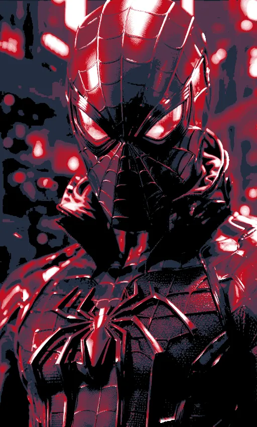 Spider Man (HueForge) by 3DMN - MakerWorld