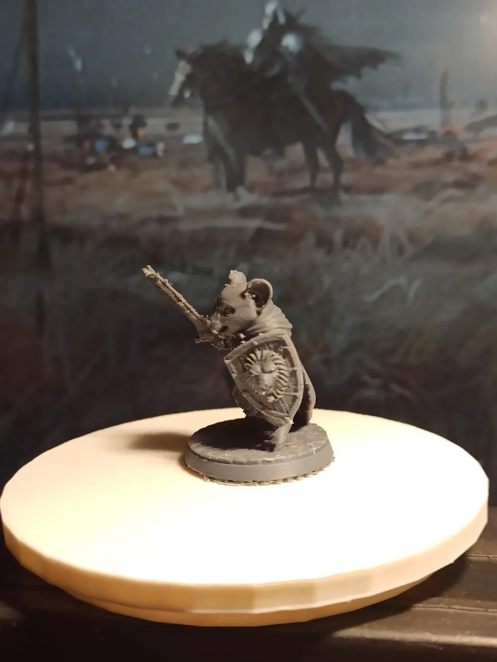 DnD Ready - Warrior Mice (40mm) - Free 3D Print Model - MakerWorld