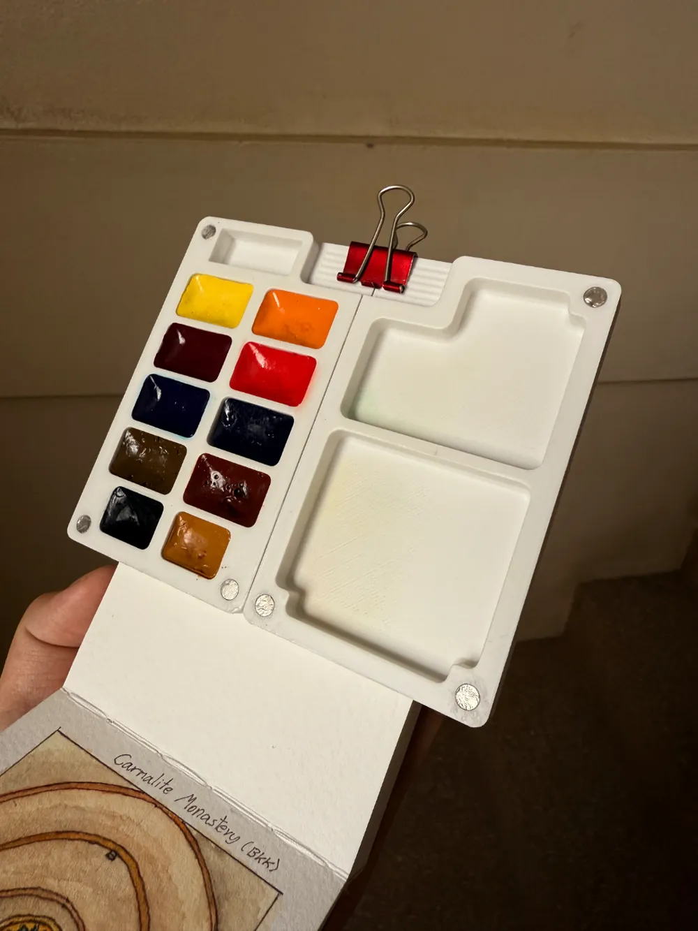 small watercolor limited palette (Plein Air) by Brooks.su - MakerWorld