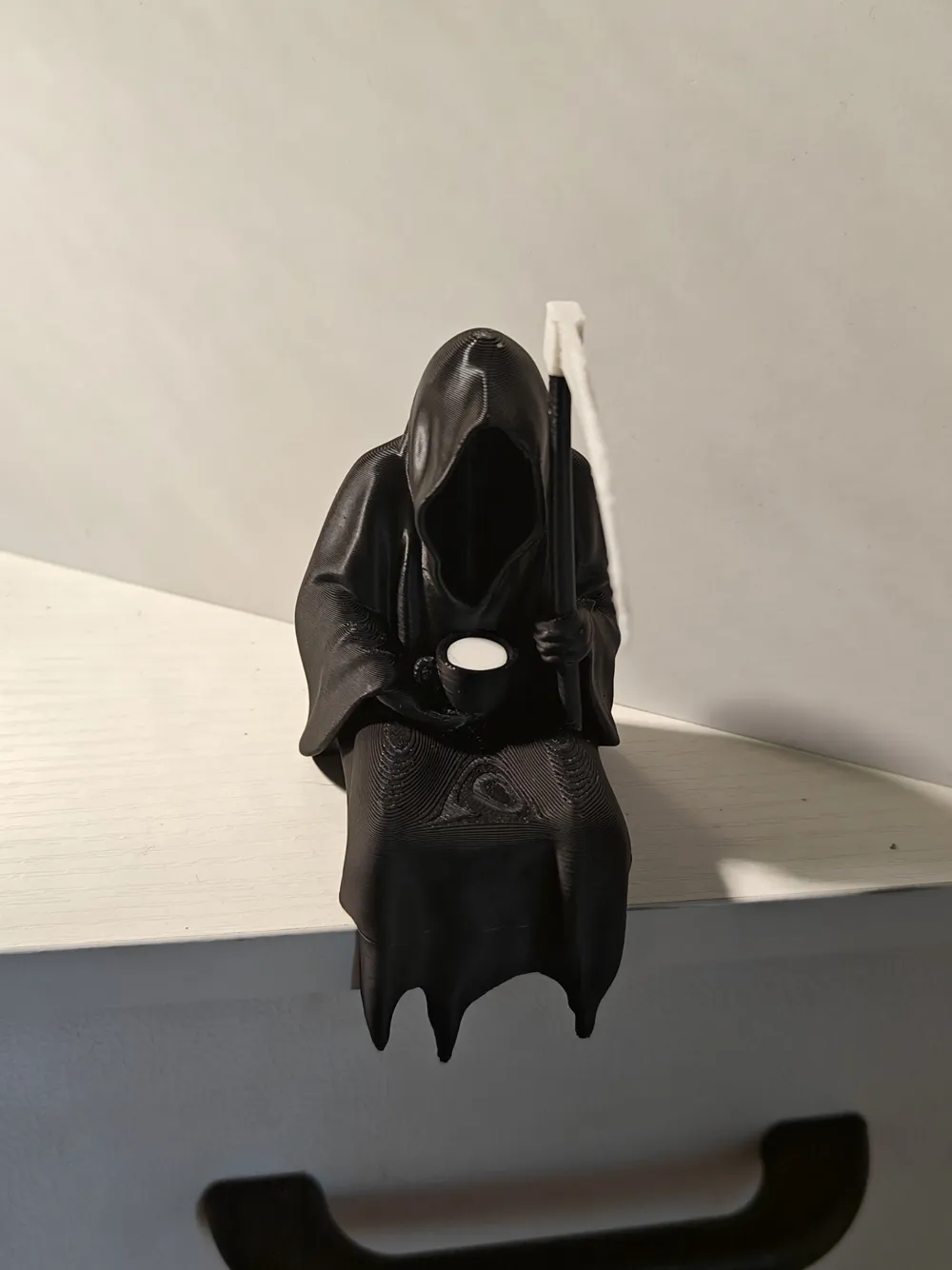 Grim Reaper Figurine with Cup - Death's Day Off by 3DMakerSpace ...