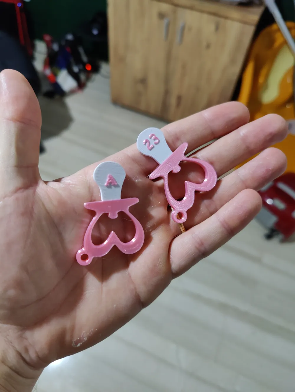 Baby Dummy Keychain by vkalou - MakerWorld