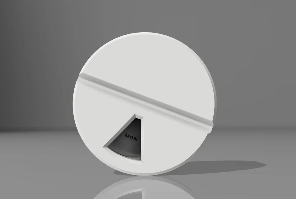 Magnetic Pill Carousel - Weekly Pill Reminder by Jameswatts1990 ...