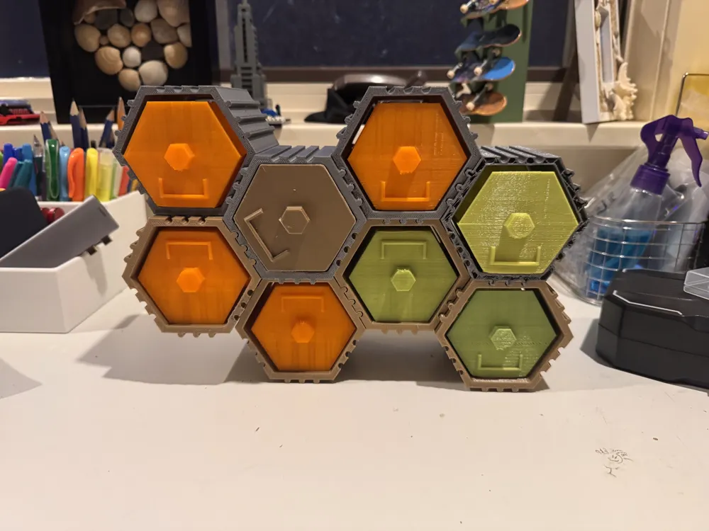 The HIVE - Modular Hex Drawers by Griffin MakerWorld: Download Free 3D ...