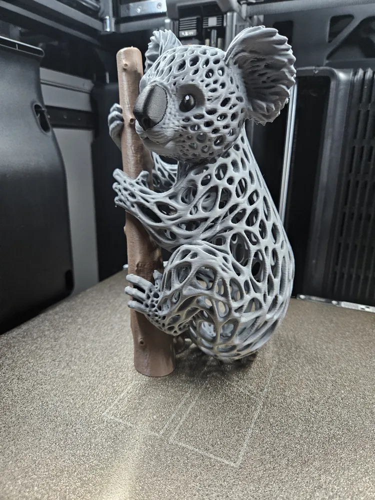 Voronoi Koala Climbing Tree - Free 3D Print Model - MakerWorld