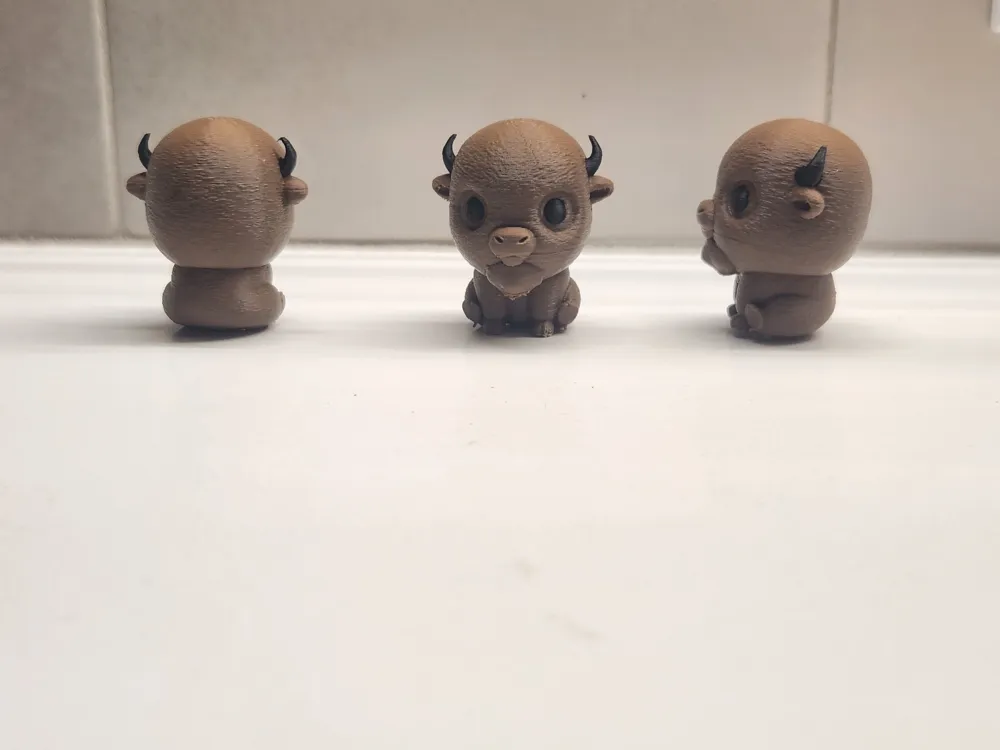 Mini Bison by HaleofaRanch MakerWorld: Download Free 3D Models