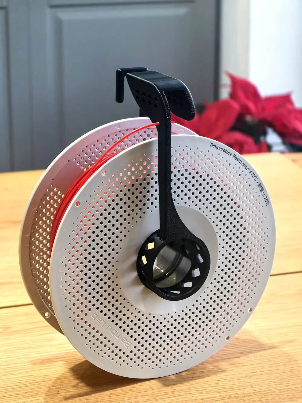 Spool Holder Hanger for JYSK TRAPPEDAL Hall Stand - Free 3D Print Model ...